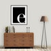 Letter E Poster, PRINTABLE Letter E Print, Digital Download, Initials ...