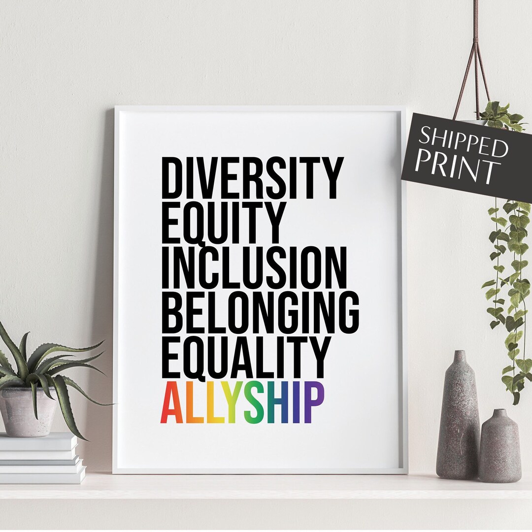 Inclusion Poster, Diversity Classroom Posters, Racism, Inspirational ...