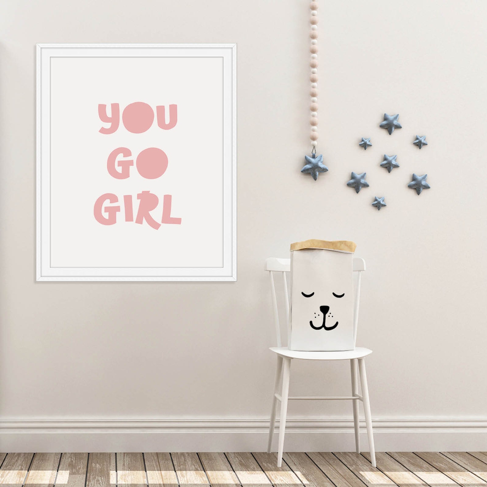You Go Girl Print Nursery Printable Girls Room Decor Baby | Etsy