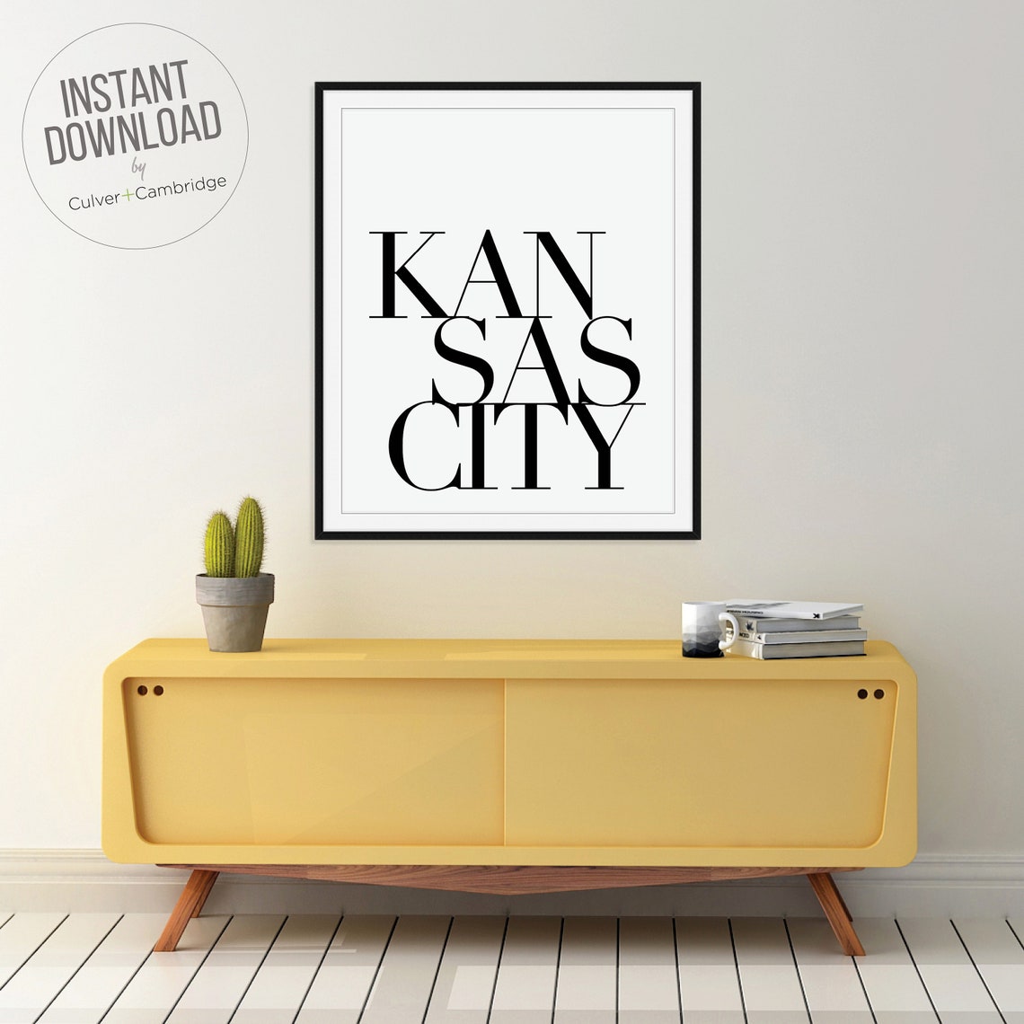 Kansas City Print PRINTABLE Kansas City Poster Kansas City - Etsy