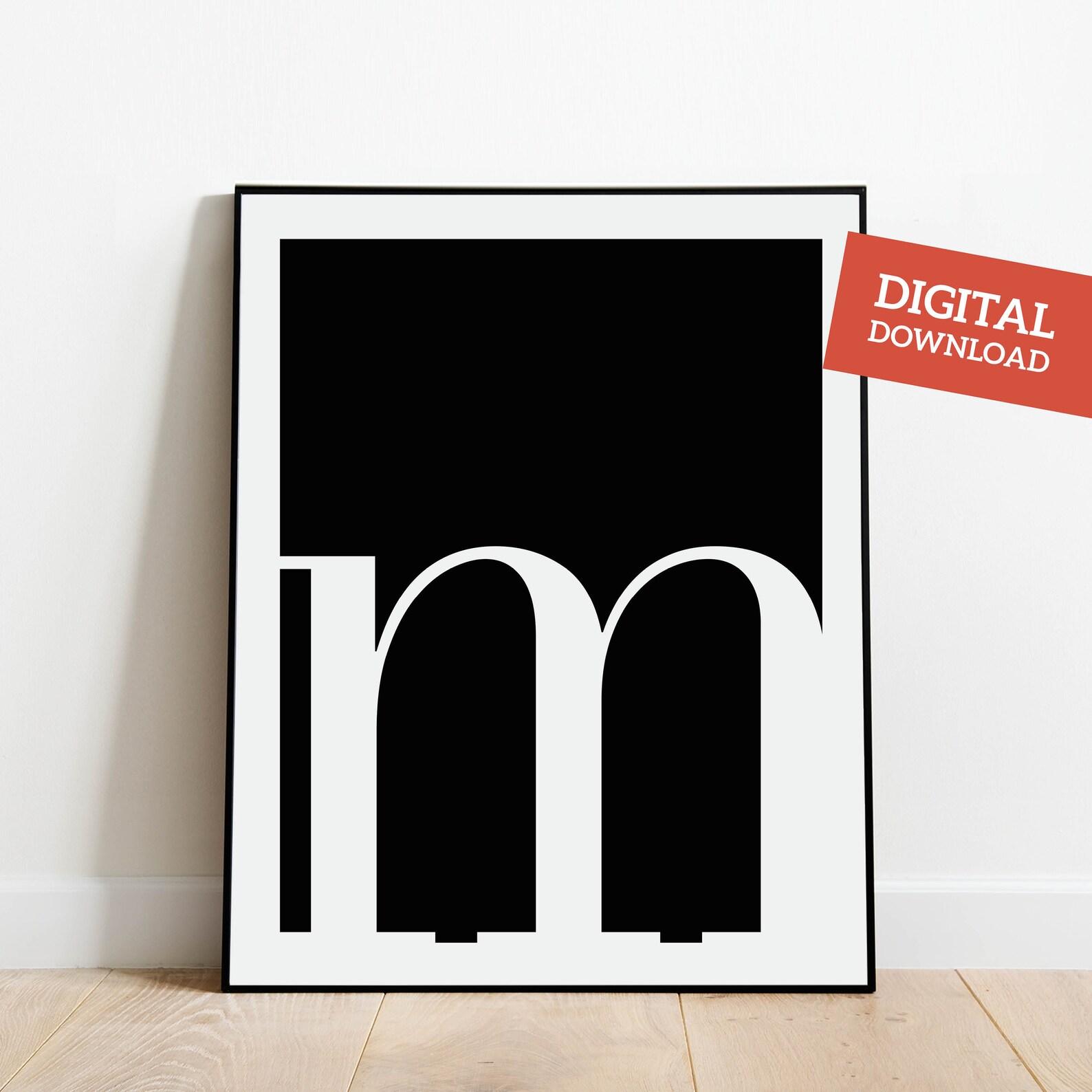 Letter M Print PRINTABLE Letter M Poster Digital Download | Etsy Canada