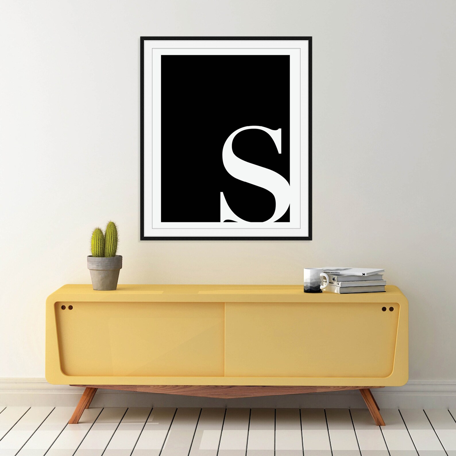 Letter S Poster PRINTABLE Letter S Print Digital Download | Etsy