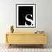Letter S Poster PRINTABLE Letter S Print Digital Download - Etsy