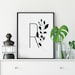 Letter R Poster, Unframed Letter R Wall Decor, Boho Letter Print ...