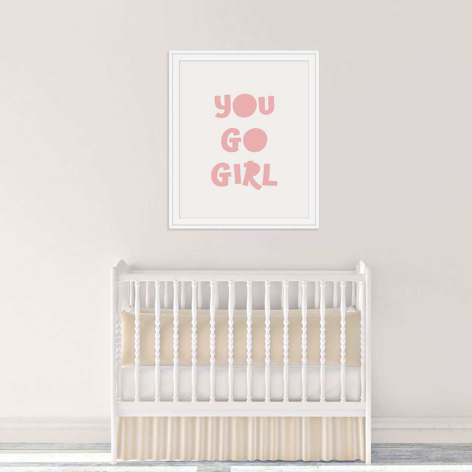 You Go Girl Print Nursery Printable Girls Room Decor Baby | Etsy