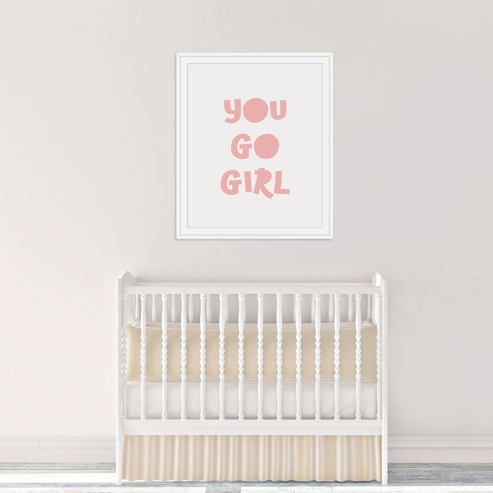 You Go Girl Print Nursery Printable Girls Room Decor Baby | Etsy