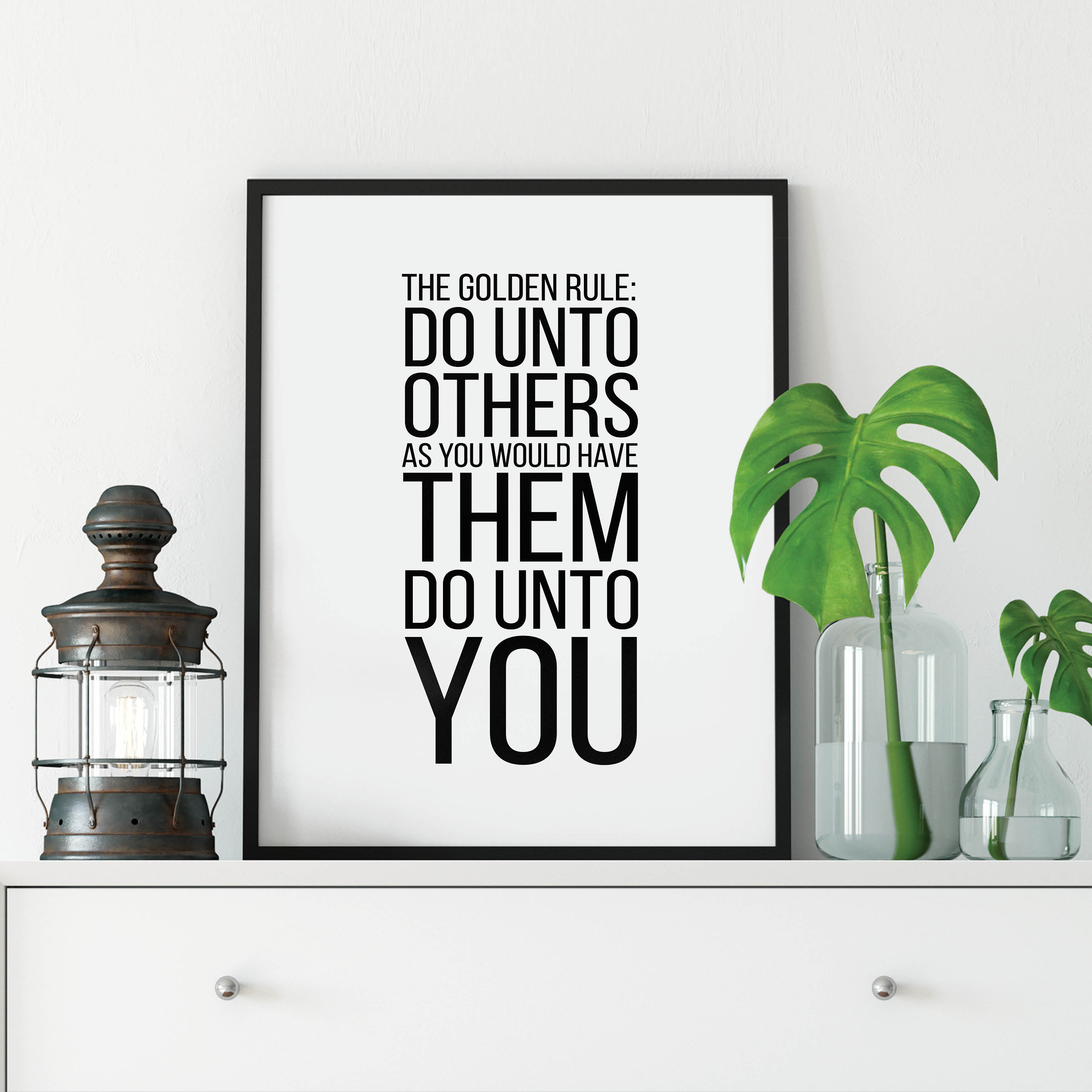 Do Unto Others Golden Rule Poster Golden Rule Wall Art | Etsy