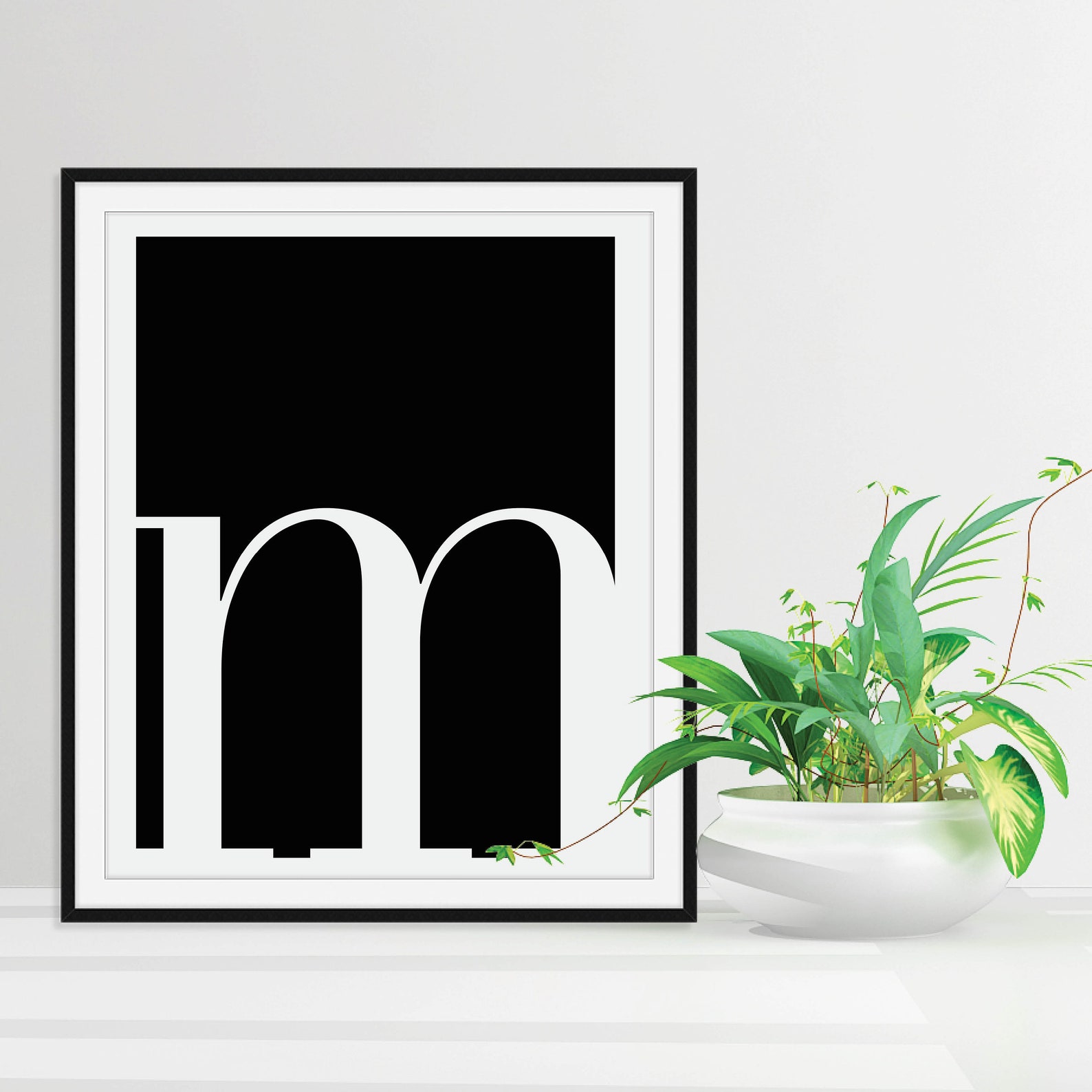 Letter M Print PRINTABLE Letter M Poster Digital Download | Etsy Canada