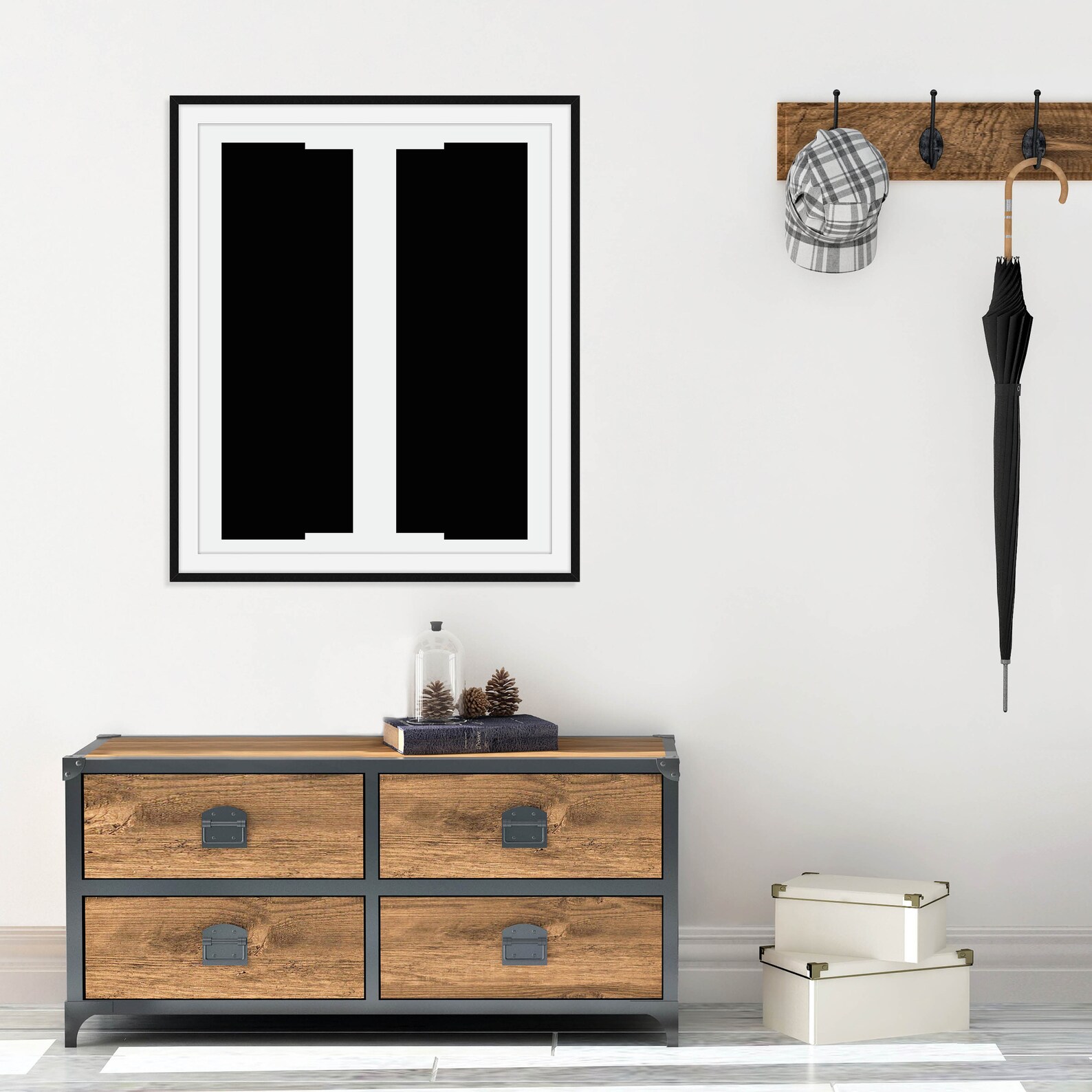 Letter I PRINTABLE Poster Digital Download Scandinavian | Etsy