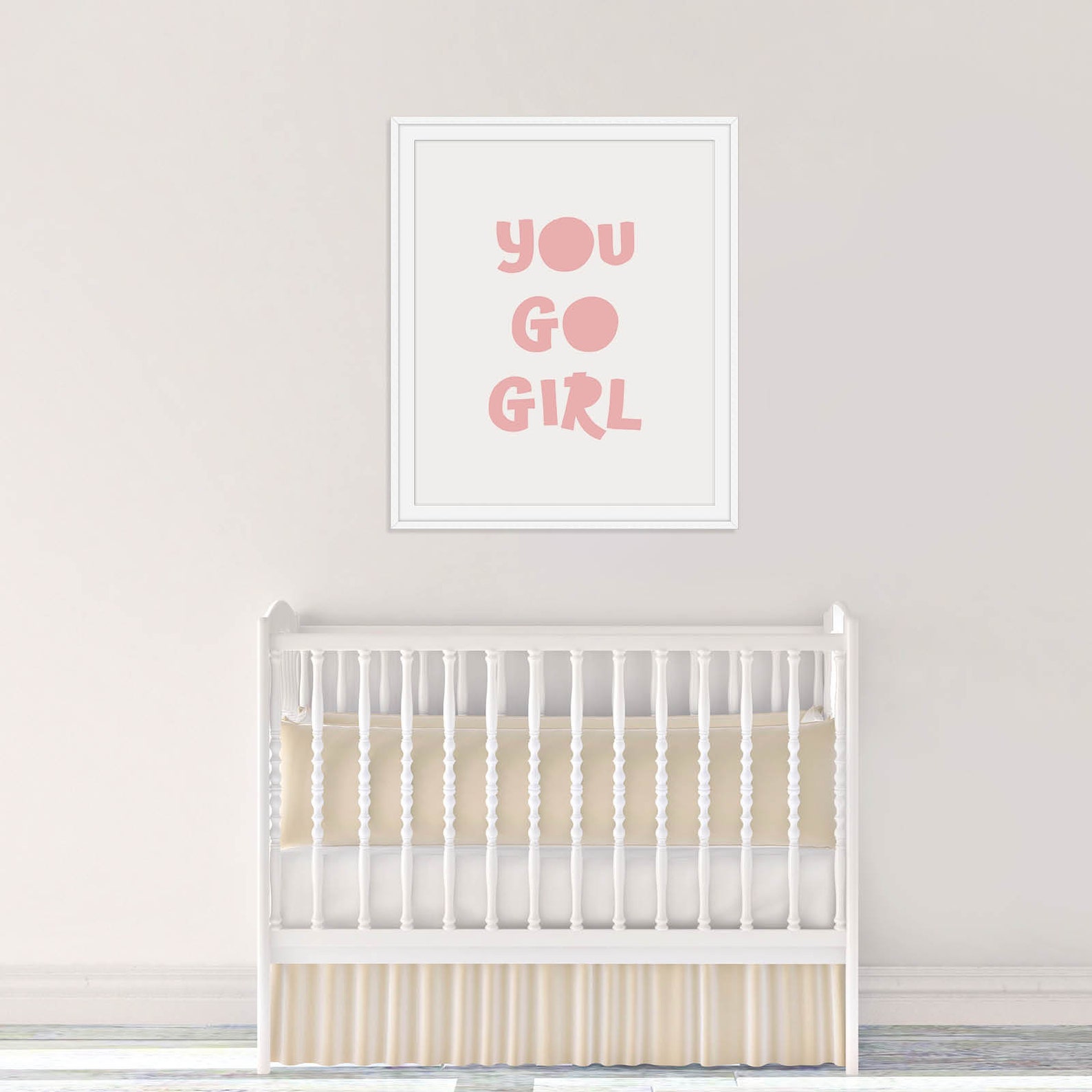 You Go Girl Poster Nursery Wall Art Baby Girl Nursery Girls - Etsy