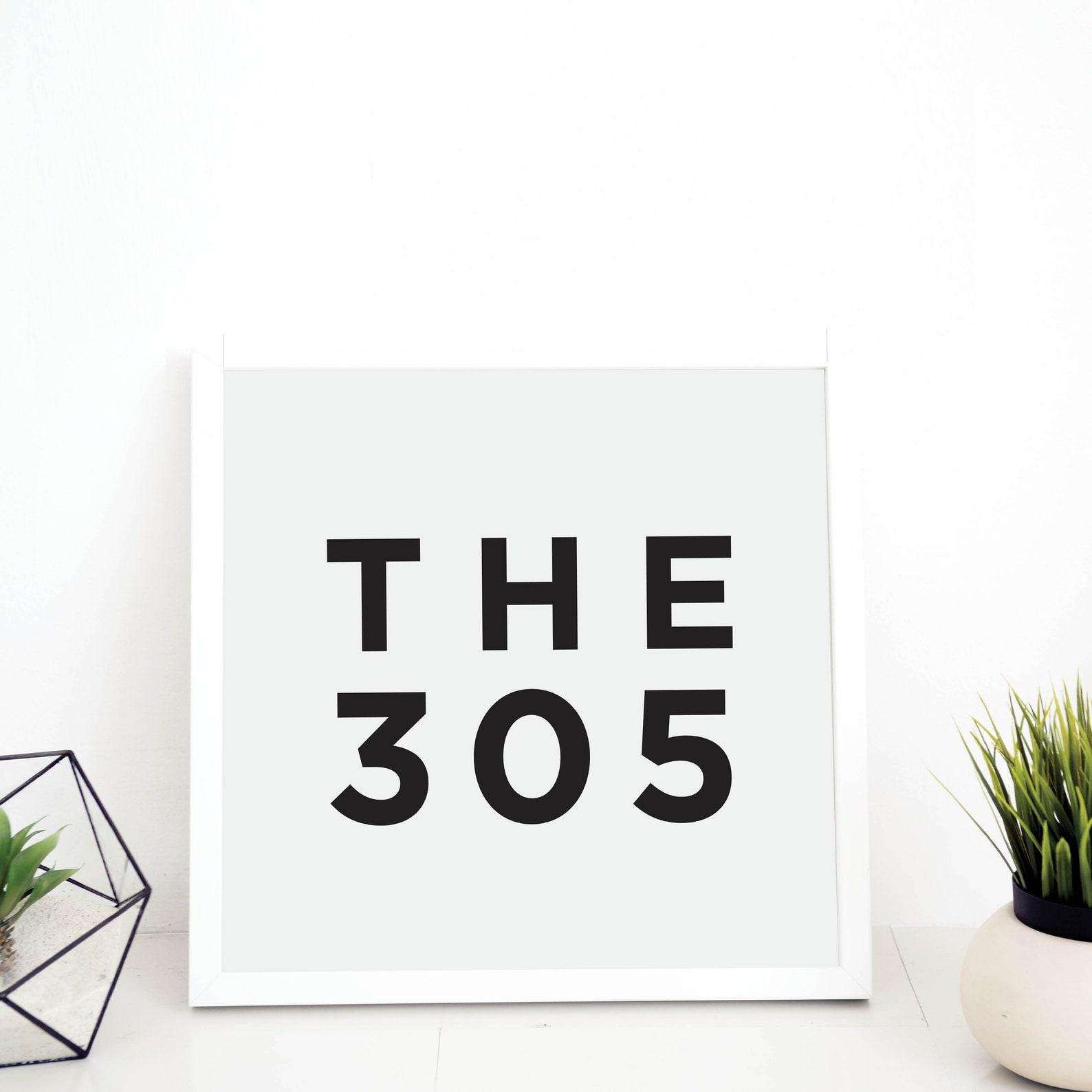 THE 305 Miami Area Code Poster Miami Wall Decor Miami | Etsy
