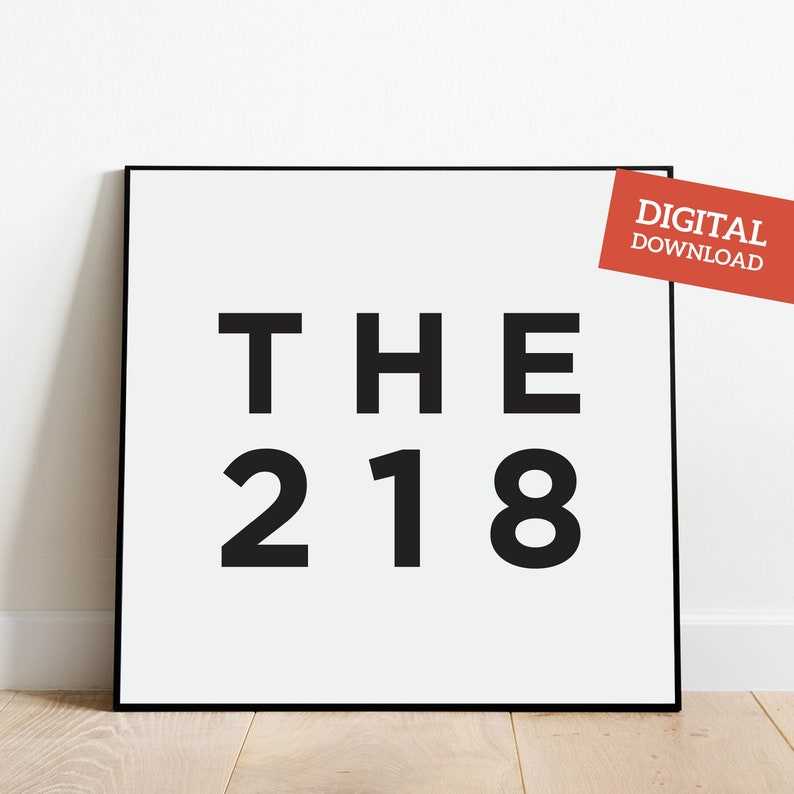 Minnesota Gifts 218 Area Code Digital Download Minnesota | Etsy