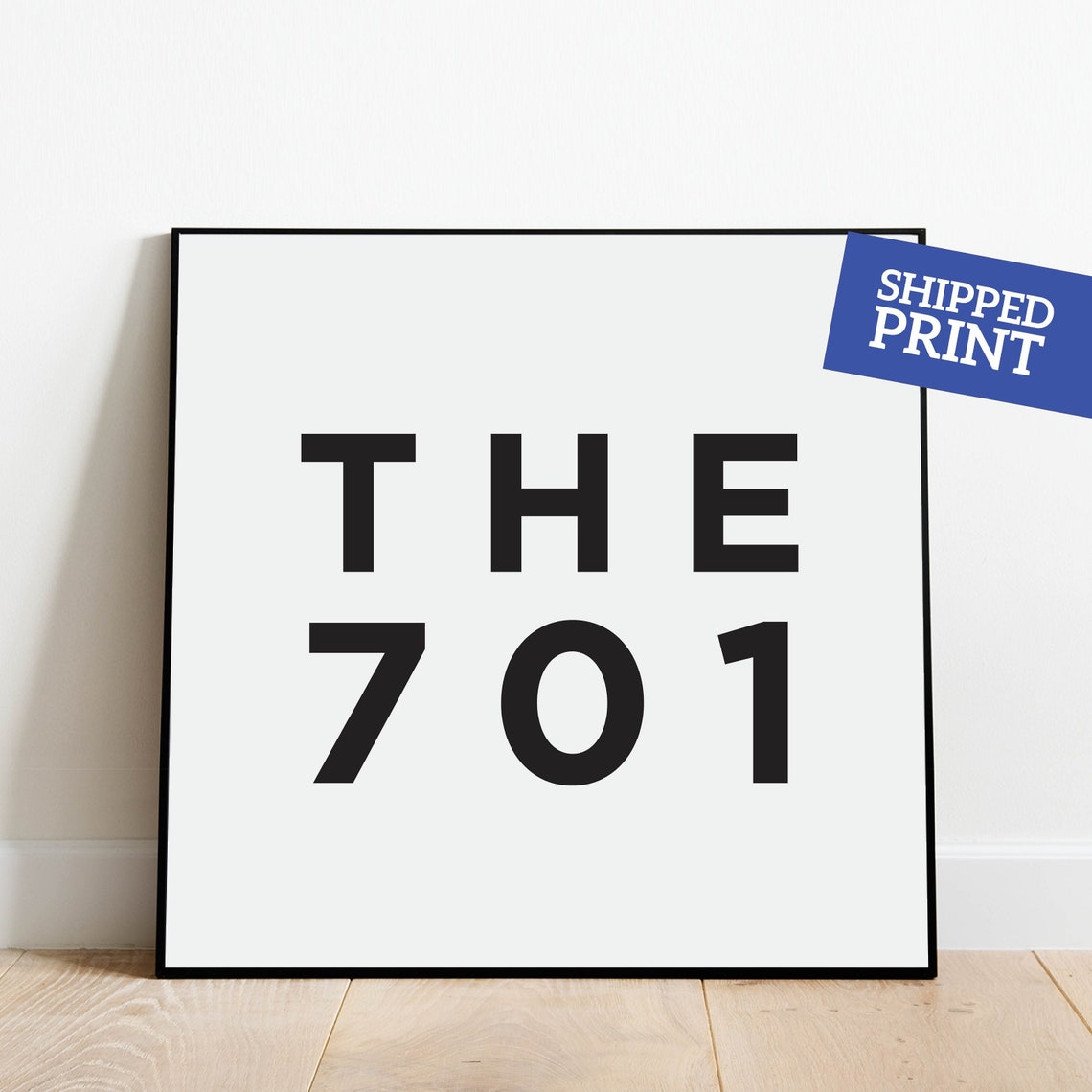 THE 701 North Dakota Area Code Print North Dakota Wall Art | Etsy