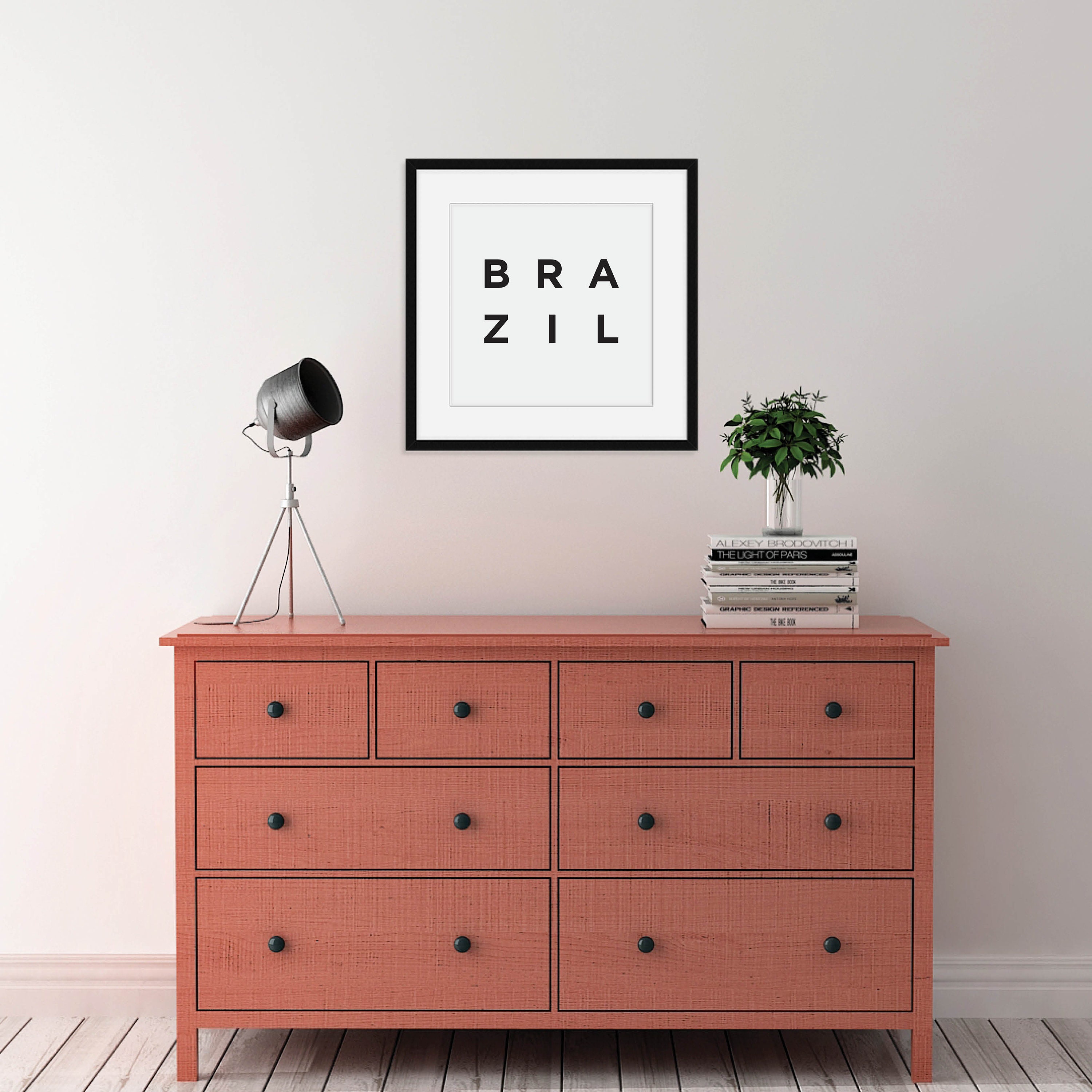 Brazil Poster Brazil Wall Art Brazil Art Brazil Print | Etsy