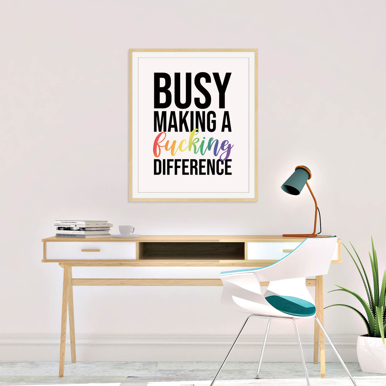 Busy Making a Difference Poster Social Activist Art Activist | Etsy