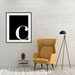 Letter C Wall Art, PRINTABLE Digital Download, Letter C Print ...