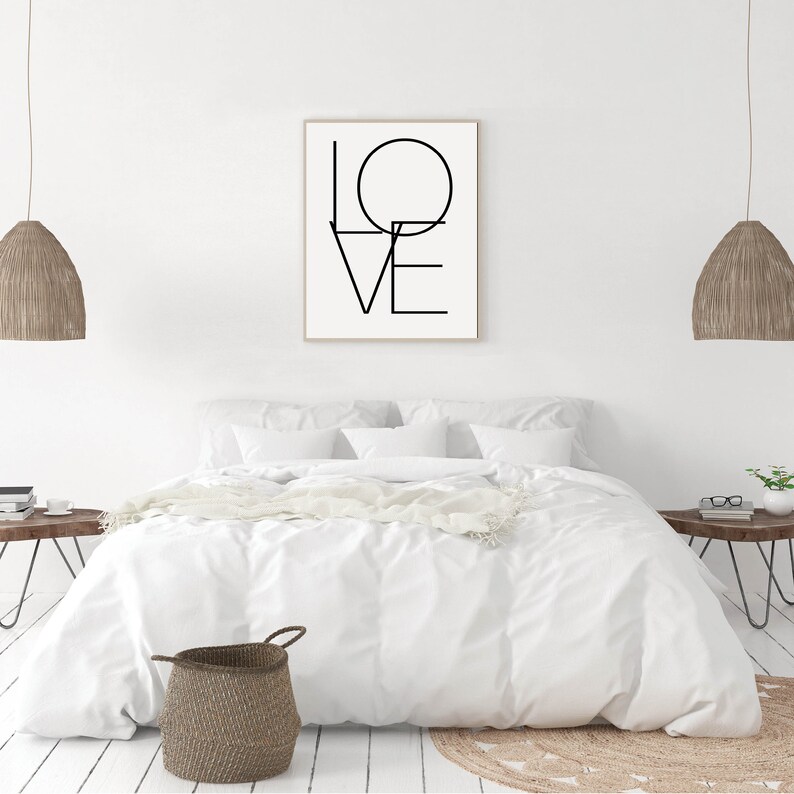 Love Wall Art Love Print Love Poster Love Wall Decor Love | Etsy