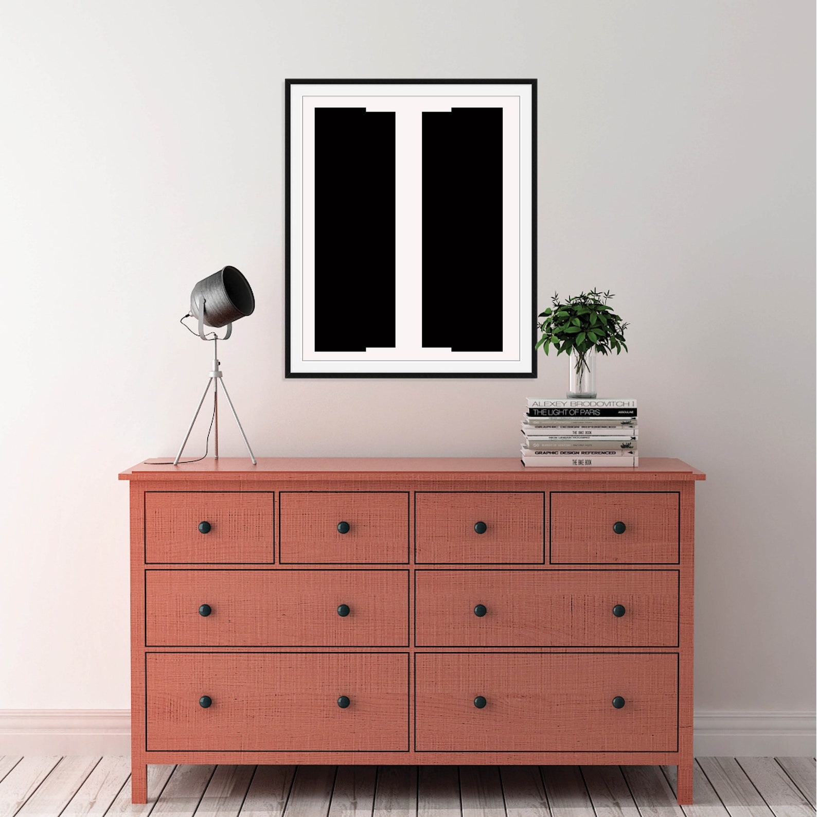 Letter I PRINTABLE Poster Digital Download Scandinavian | Etsy