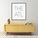 The ATL, Atlanta Print, PRINTABLE Atlanta Georgia Poster, Atlanta Wall ...