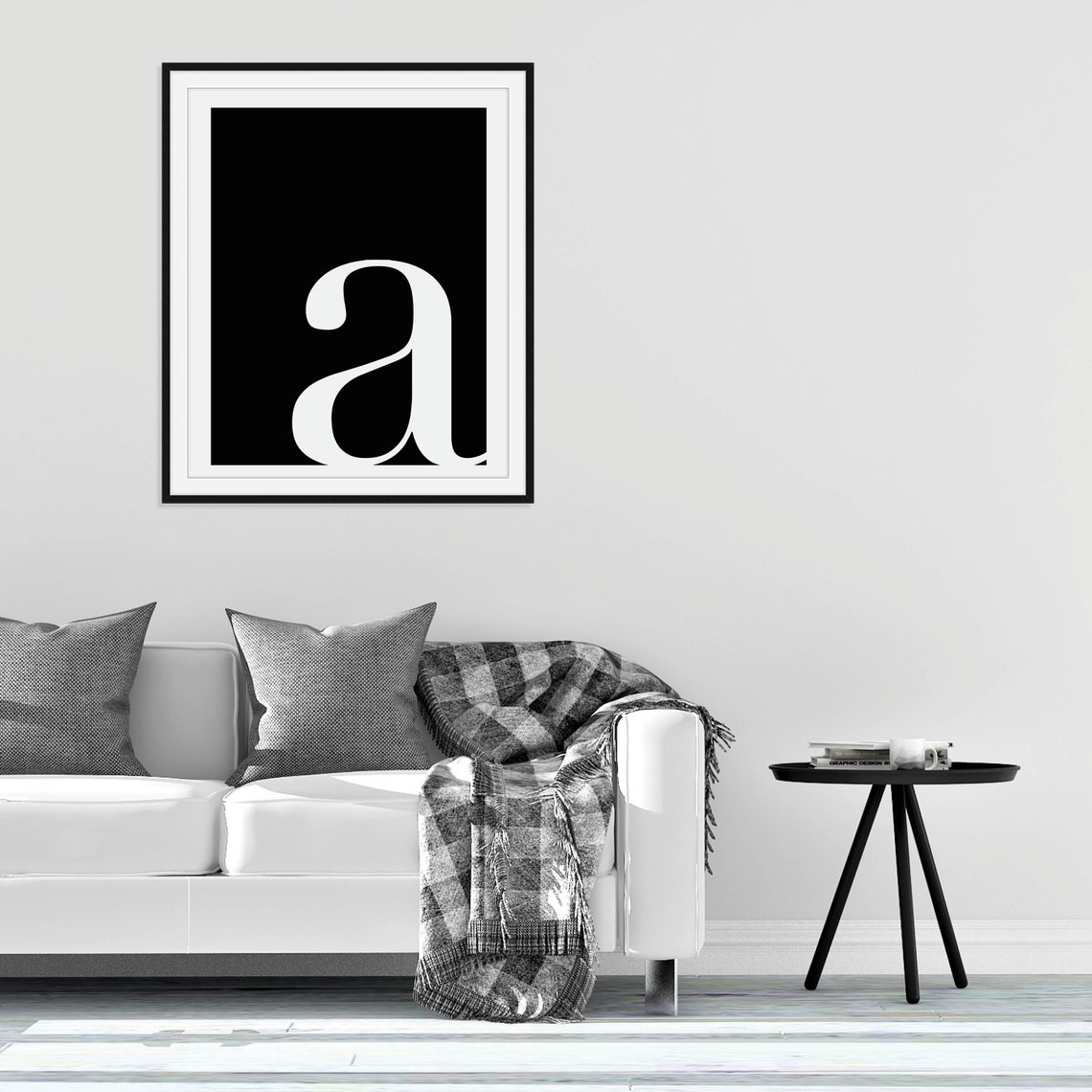 Letter A Wall Art PRINTABLE Digital Download Letter A Print - Etsy