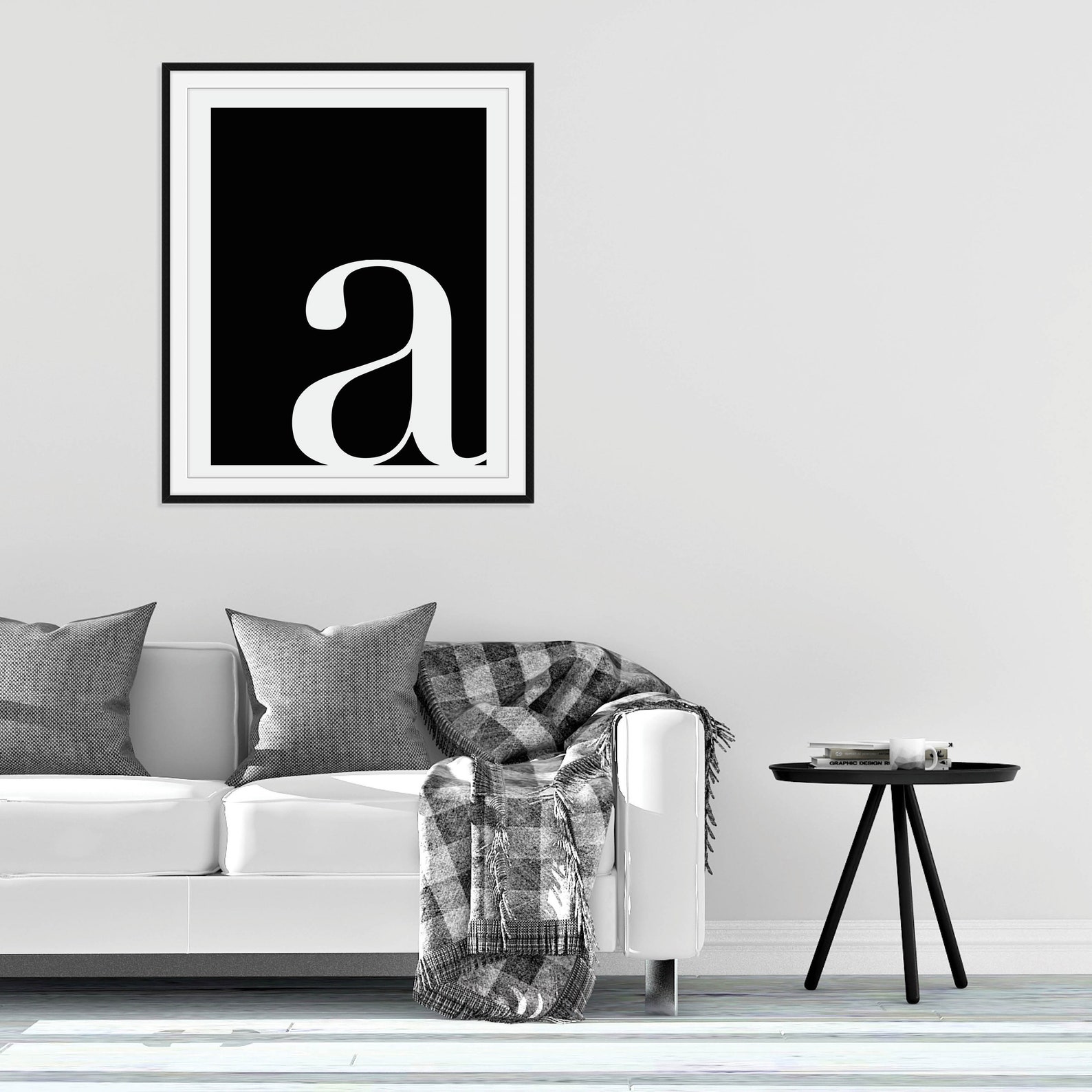 Letter A Wall Art PRINTABLE Digital Download Letter A Print - Etsy