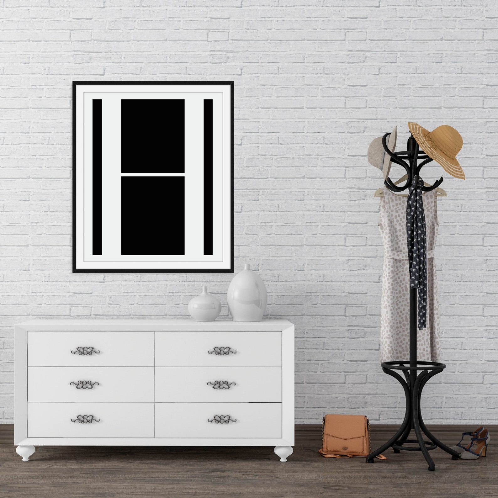 Letter H PRINTABLE Poster Digital Download Scandinavian | Etsy