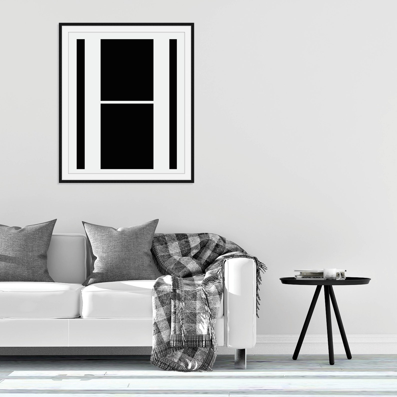 Letter H PRINTABLE Poster Digital Download Scandinavian | Etsy