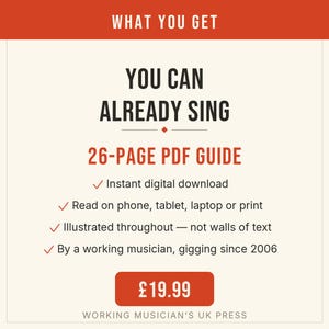 Singing Guide PDF | Exploration Not Instruction Vocal Technique ...