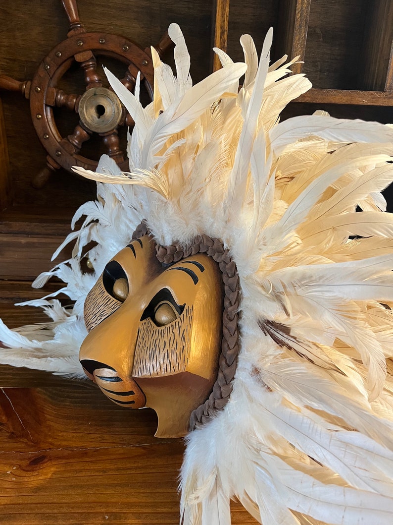 Simba Headdress Lion King Headdress Simba Mask Lion King - Etsy