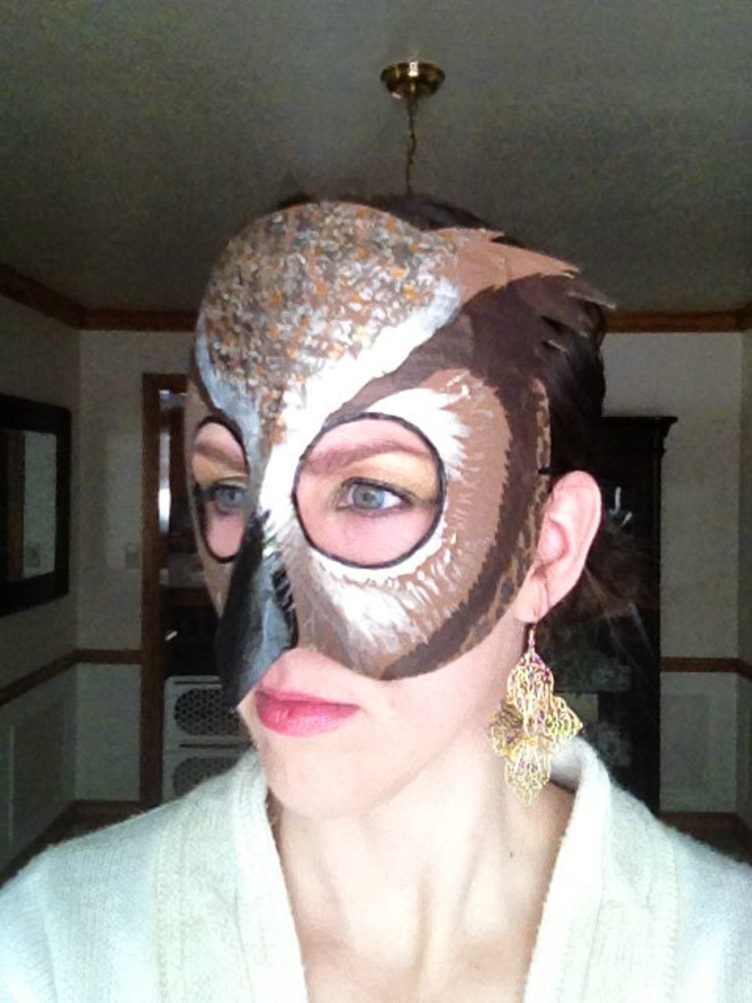 Horned Owl Mask, Owl Mask, Horned Owl Costume, Owl Costume - Etsy