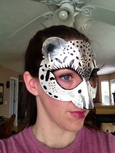 Leopard Mask or Snow Leopard Mask - Etsy