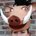 Pumbaa Headdress, Lion King Mask, Lion King Jr. - Etsy