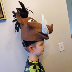 Pumbaa Headdress, Lion King Mask, Lion King Jr. - Etsy