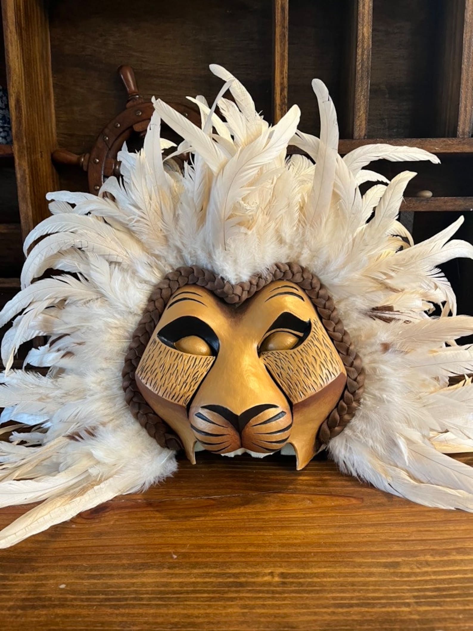 Simba Headdress Lion King Headdress Simba Mask Lion King - Etsy