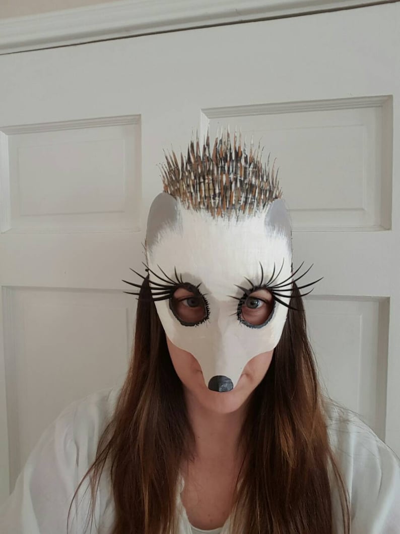 Hedgehog Mask Porcupine Mask - Etsy
