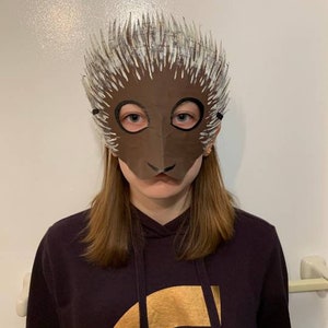 Porcupine Mask - Etsy