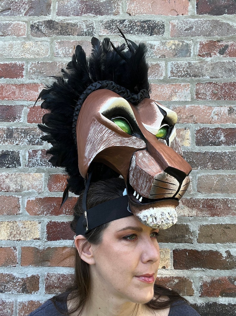 Scar Headdress, Lion King, Scar Mask, Lion King Headpiece - Etsy