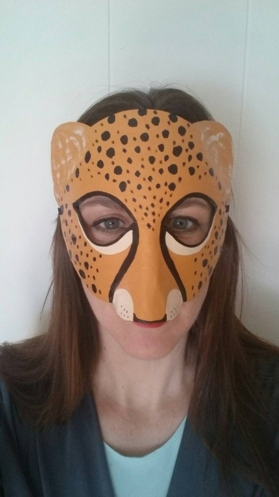 Cheetah Mask Cheetah Costume - Etsy