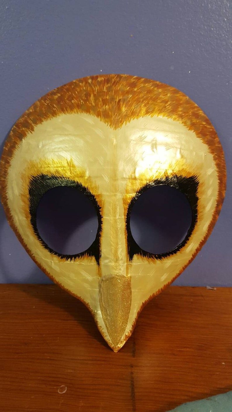 Barn Owl Mask Costume - Etsy