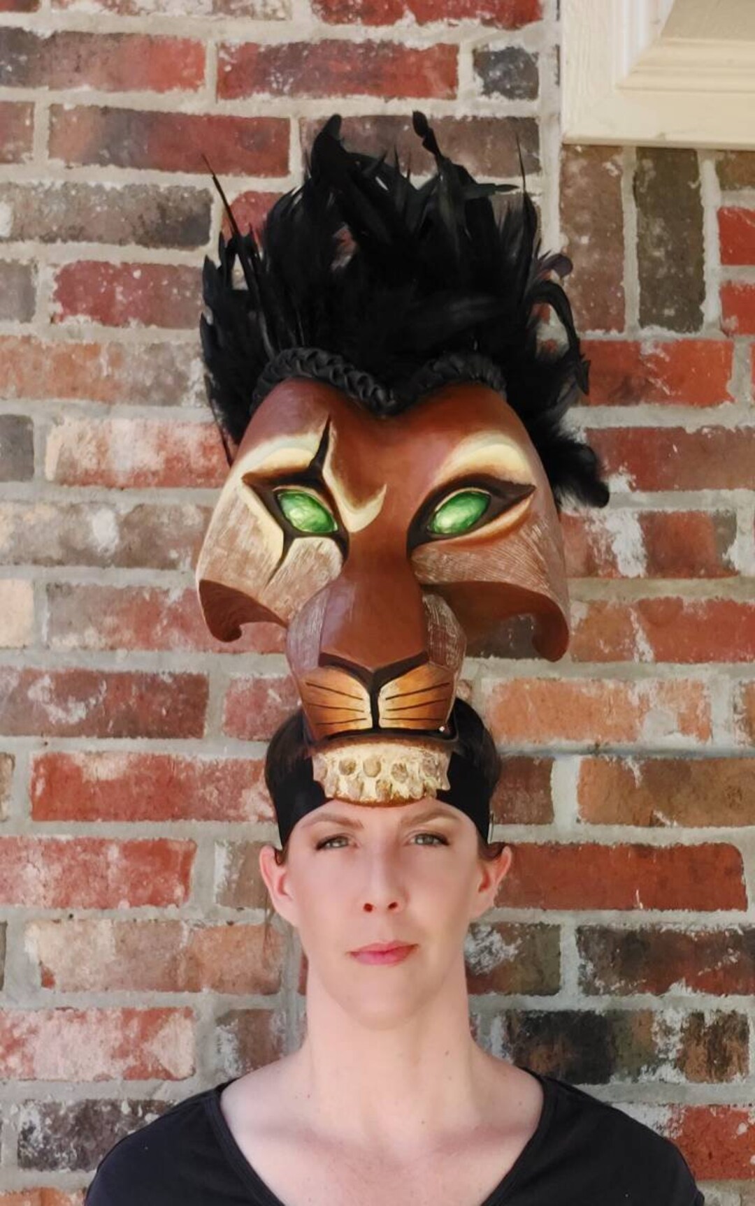 Scar Headdress Lion King Scar Mask Lion King Headpiece - Etsy