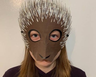 Porcupine Mask - Etsy New Zealand
