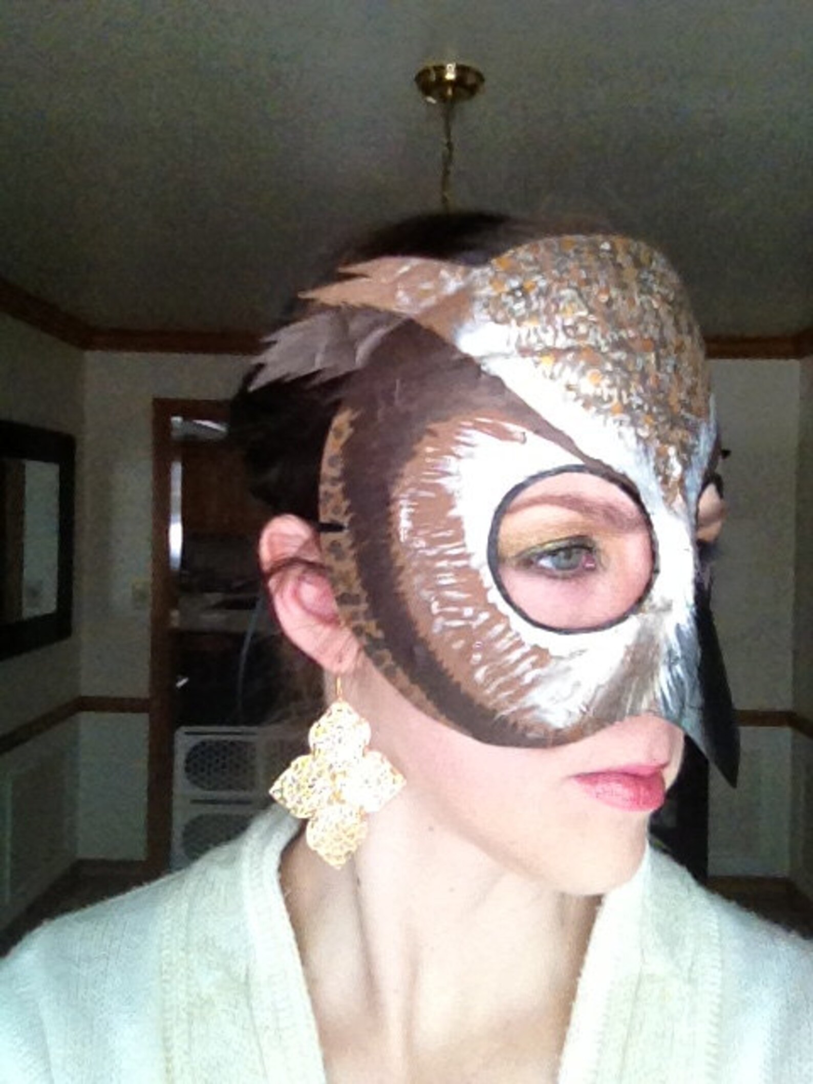 Horned Owl Mask Owl Mask Horned Owl Costume Owl Costume - Etsy