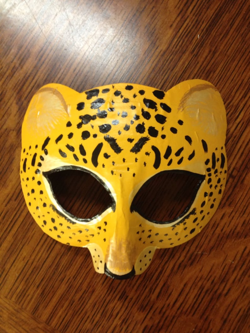 Leopard Mask or Snow Leopard Mask - Etsy