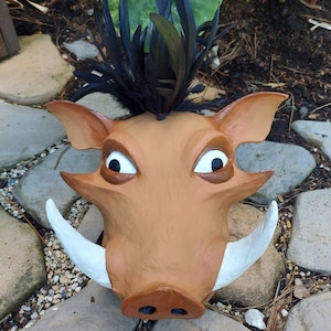 Pumbaa Headdress, Lion King Mask, Lion King Jr. - Etsy