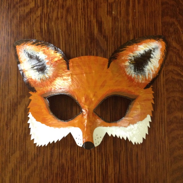 Furry Fox Mask - Etsy
