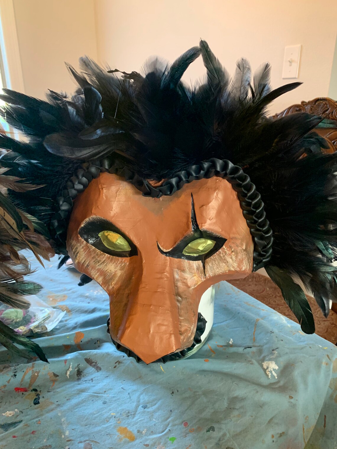 Scar Headdress Lion King Scar Mask lion King headpiece | Etsy