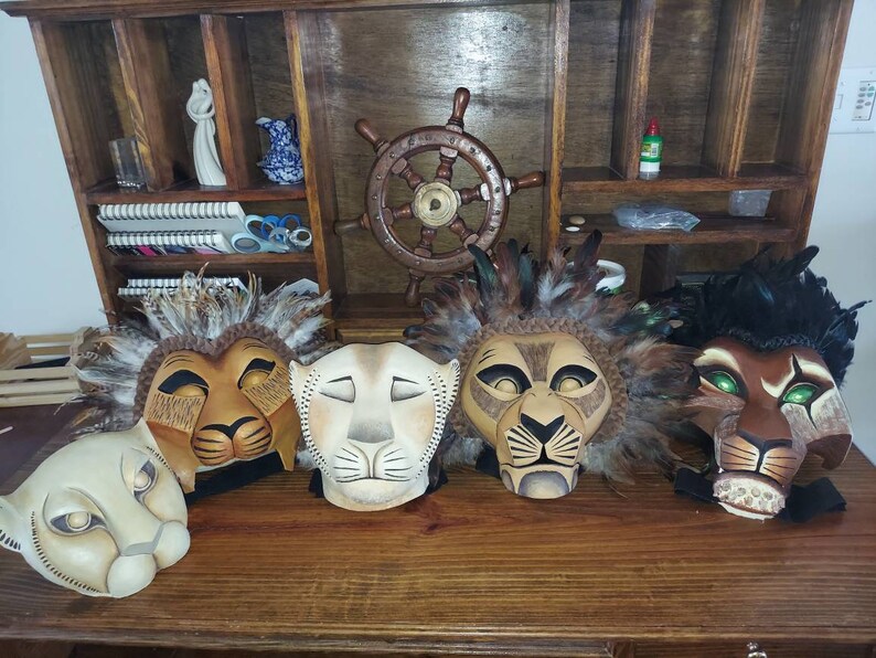 Scar Headdress Lion King Scar Mask Lion King Headpiece - Etsy