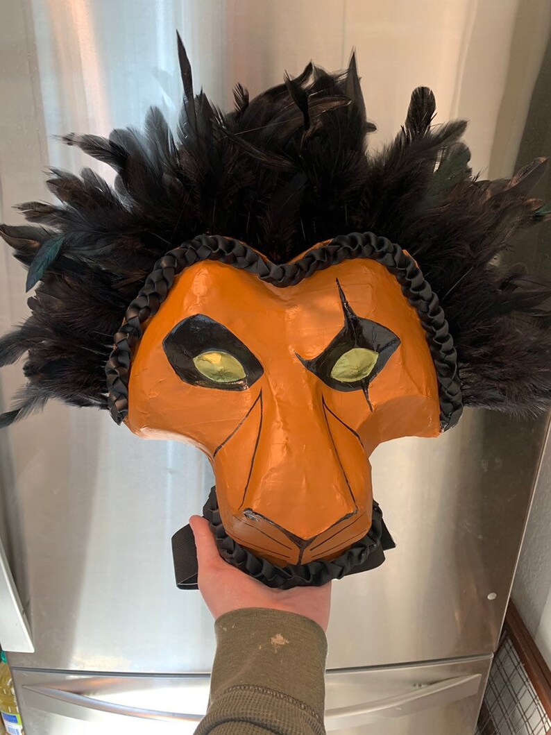 Scar Headdress Lion King Scar Mask lion King headpiece | Etsy