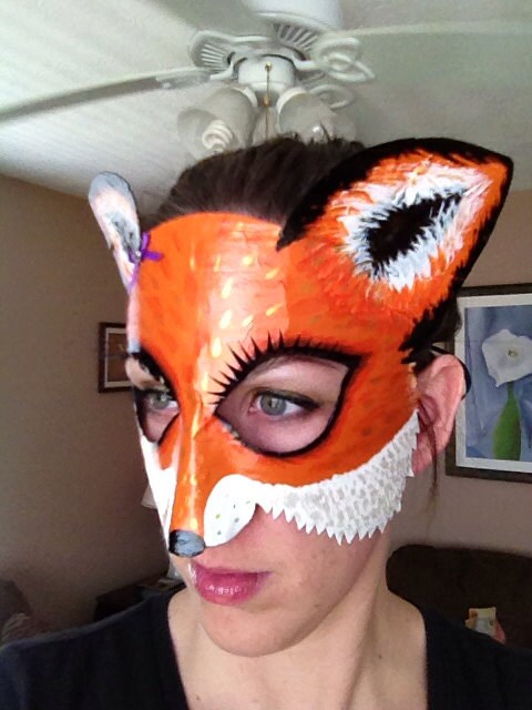 Fox Mask Fox Costume Mr. and Mrs. Fox Arctic Fox Mask - Etsy