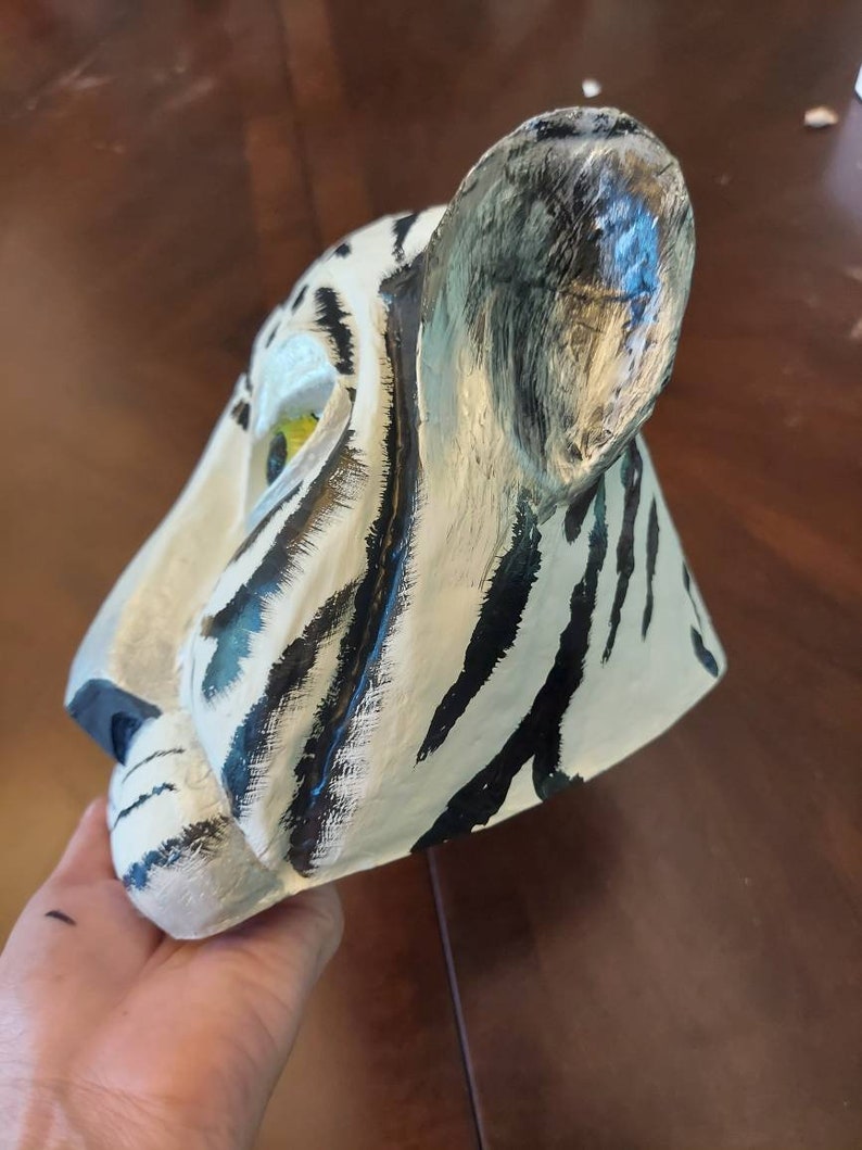 White Tiger Headdress, Tiger Mask - Etsy